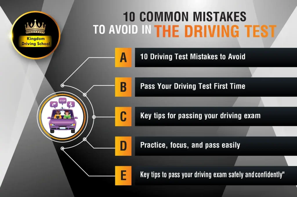 These are the 10 Common Mistakes to Avoid in the Driving Test
